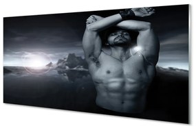 akrylový obraz mužský horské 100x50 cm