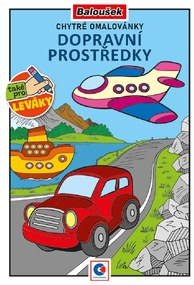 Omalovánka A5 - Chytré omalovánky - Dopravní prostředky
