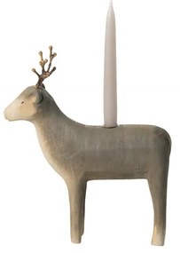 Vánoční dřevěný svícen Reindeer Medium Maileg