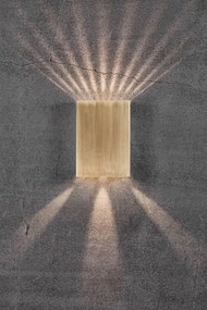NOR 2019051035 Venkovní nástěnné svítidlo Fold 15 2x5W LED mosaz čirá - NORDLUX