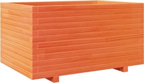 Zahradní truhlík voskově hnědý 90x60x49,5 cm masivní borovice 3282566