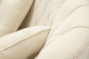 Designová pohovka Jagienka 130 cm krémová
