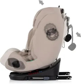 CHIPOLINO Autosedačka Techno i-Grow i-Size Latte / 40-150 cm / Isofix