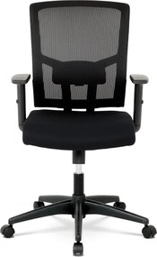 Ergonomická kancelářská židle VALERIO - černá síťovina