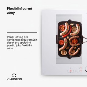 Klarstein Delicatessa 70 Hybrid, vestavná indukční varná deska, 4 zóny, 7000 W, sklokeramika