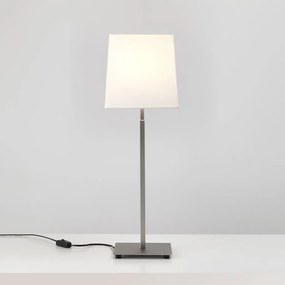 Kovová lampička s látkovým stínítkem Azumi Table Stínítko: Jehlan bílý