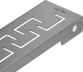 Mexen Flat M15 krytka žlabu 60 cm, broušený grafit, 1E24060