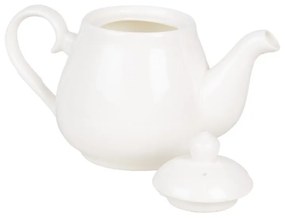 Bílá porcelánová konvice na čaj Albart – 800 ml