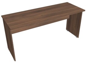 Stůl pracovní rovný 160 cm - Hobis Gate GE 1600 Dekor stolové desky: ořech, Dekor lamino podnože: ořech