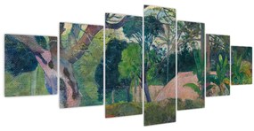 Obraz - Paul Gauguin, Te raau rahi (The Big Tree), reprodukce (210x100 cm)