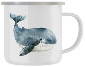 Plecháček "Velryba", Stříbrný 330 ml