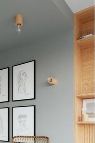 Stolní lampa SOLLUX Salgado E27 1x60W bez zdroje přírodní dřevo SL.0674
