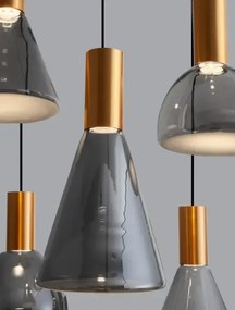 Designový lustr Voi 6 Šedá