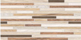 RAKO Board - Dekor 29,8x59,8 cm, mix barev bílá DDPSE023