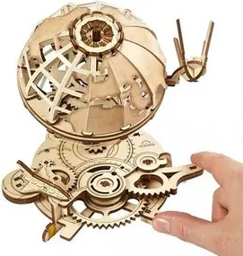 Ugears 3D dřevěné mechanické puzzle Globus / od 14 let / 184 dílků / O