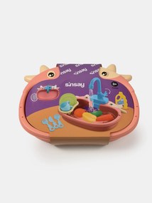 Sinsay - Elektrický dětský dřez s příslušenstvím - růžová