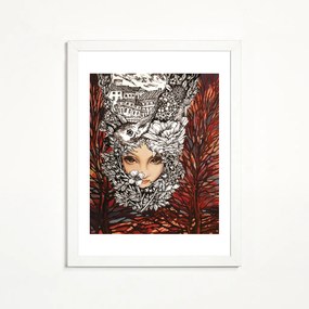 Yulia Novikova | Vnitřní krajina Rám: Černý, Velikost: 40 x 30 cm
