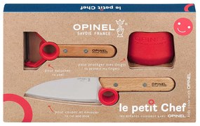 Opinel Le Petit Chef dětská kuchařská sada, červená, 001746