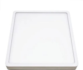 Stropní LED svítidlo Kohl Lighting DISC SLIM SQ 90x90mm bílé 6W 3000K