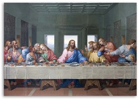Gario Obraz na plátně Úryvek díla Poslední večeře - Leonardo da Vinci, reprodukce Rozměry: 60 x 40 cm