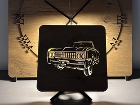 Li-Go "Veterán Buick" lampa 19x19 cm provedení povrchu: černá s patinou