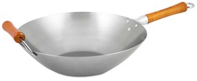Ken Hom wok pánev Excellence z uhlíkové oceli, vypalovací, 36 cm, KH436003