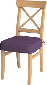 Sedák na židli IKEA Ingolf barva fialová látka pletený vzor