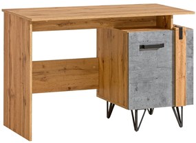 Casarredo - Komfort nábytek Psací stůl LODINE 09, 1D dub wotan/beton