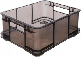 Keeeper Úložný box pro domácnost i dílnu, BRUNO L, 20,5L, 43 x 35 x 17,5 cm, kouřový