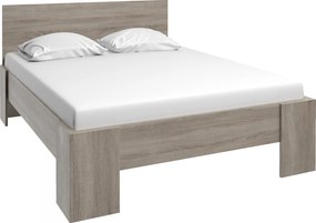 Eoshop Manželská postel Colorado 2L, 180x200 cm, dub truflový, lamino