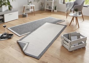 NORTHRUGS - Hanse Home koberce Kusový koberec Twin-Wendeteppiche 103108 creme grau – na ven i na doma - 160x230 cm