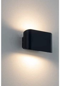 Zambelis E274 venkovní nástěnné LED svítidlo grafit, 11W, 3000K, 16cm