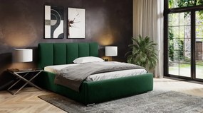 Postel MODEL 08 120x200 zelená - MAGIC VELVET 2225