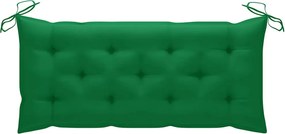 Skládací zahradní lavice s poduškou 118 cm bambus 3063869