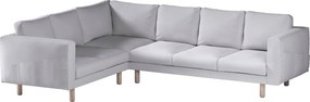 Potah na pohovku IKEA Norsborg rohová 5-místná barva šedá látka pletený vzor