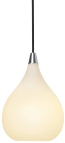 Stropní lampa Drops bílá, stříbrná Rozměry: Ø  17 cm, výška 24 cm