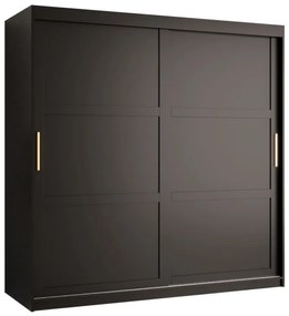 Šatní skříň Terospito 1 180, Barva: černá