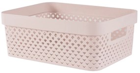 Světle růžový plastový úložný box 36x27x14 cm Pure – Curver