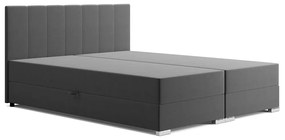 Kontinentální postel dvoulůžko BOXSPRING MOET + topper v ceně | 160x200 | VÝBĚR TKANIN