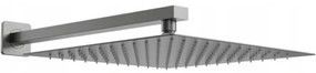 Mexen Slim dešťová specha 30 x 30 cm se sprchovým ramenem, Grafitově černá - 79130112-66