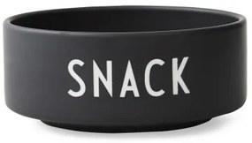 Snack Bowl černá Design Letters