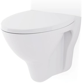 Cersanit MITO RED WC mísa závěsná 35,5x52cm+WC sedátko duroplast, Bílá, TS501-009