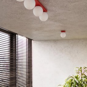 Sollux Lighting Nástěnné svítidlo YOLI 1 červené s vypínačem