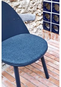 Jídelní židle uma s opěrkama modrá MUZZA