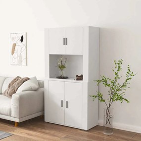 vidaXL Skříň highboard bílá kompozitní dřevo [3185351]