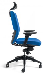 Kancelářská ergonomická židle BESTUHL J2 SP — více barev, s podhlavníkem Office Pro Modrá 214