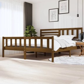 Rám postele 75 x 190 cm Small Single masivní dřevo