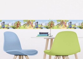 Dětská samolepící bordura na zeď Disney Medvídek Pú a přátelé | 5 m x 9.7 cm | DWBD8080