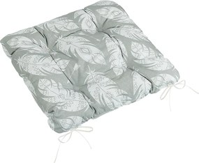 Bellatex Sedák Adéla prošívaný Šedá,Bílá 40x40 cm