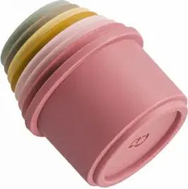 Little Dutch Stohovací kelímky Pink / od 0 měsíců